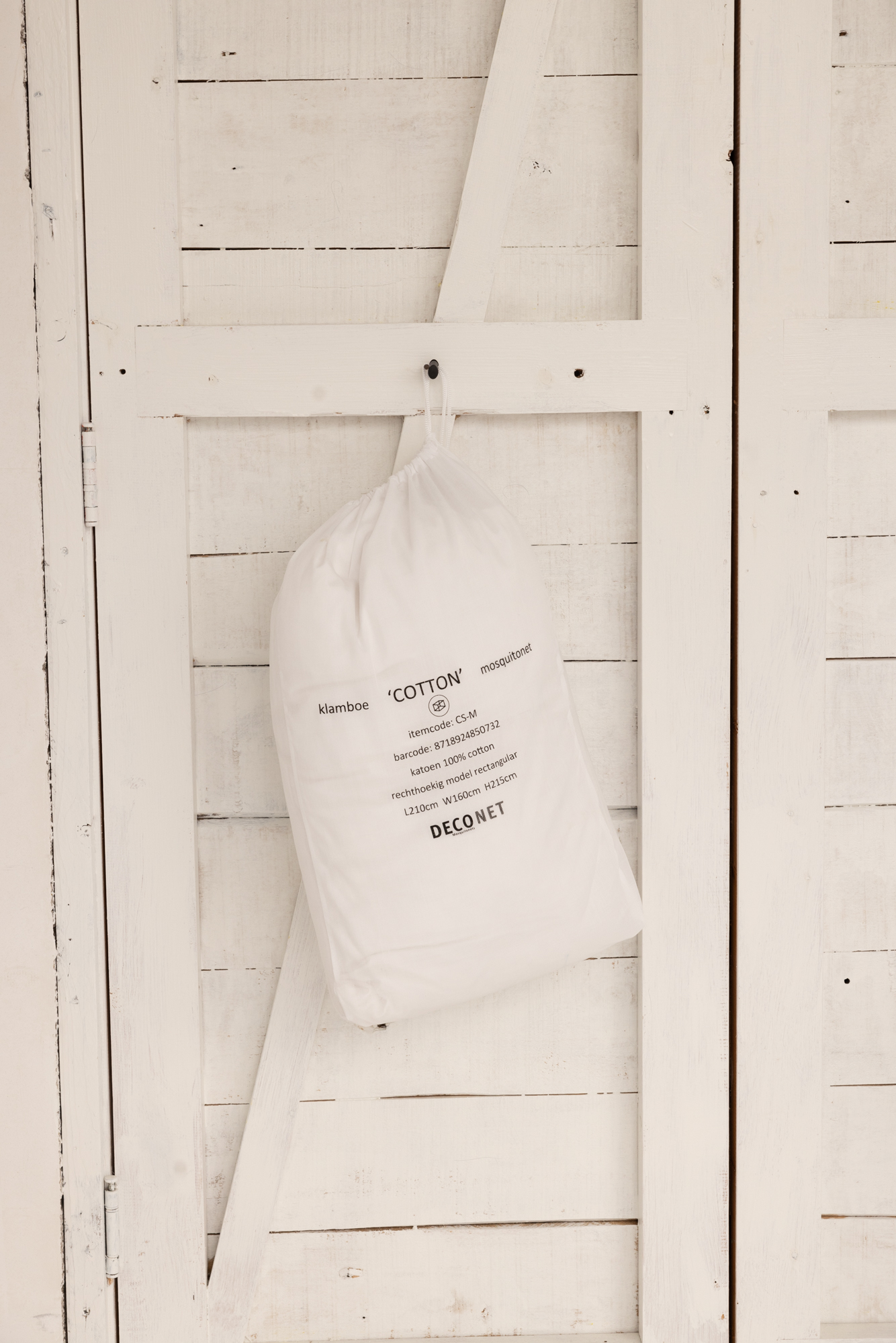 Deconet Moskitonetz aus Baumwolle - Classic Med L - L210 x B160cm WHITE ...